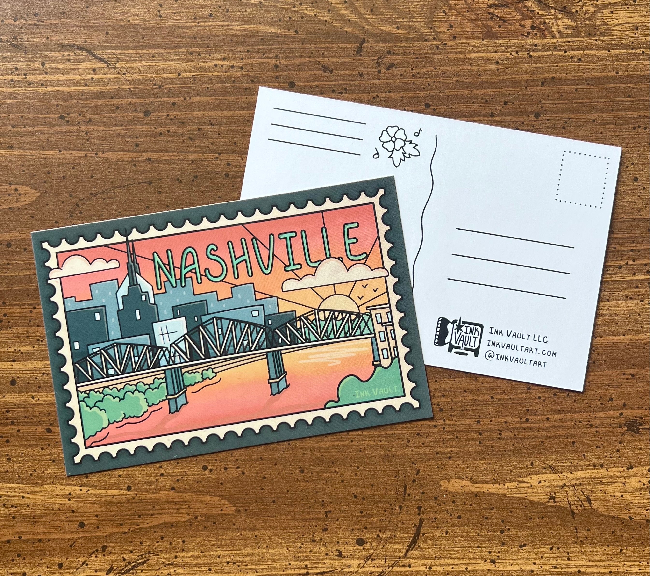 Complete Nashville Postcard Set - Etsy