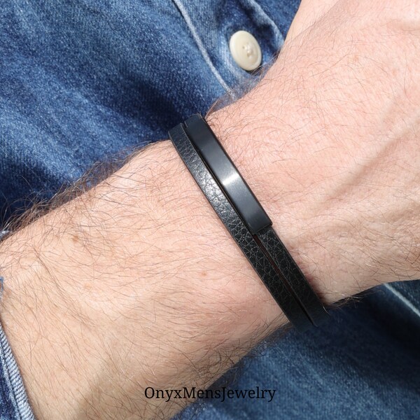 Simple Mens Bracelet - Etsy