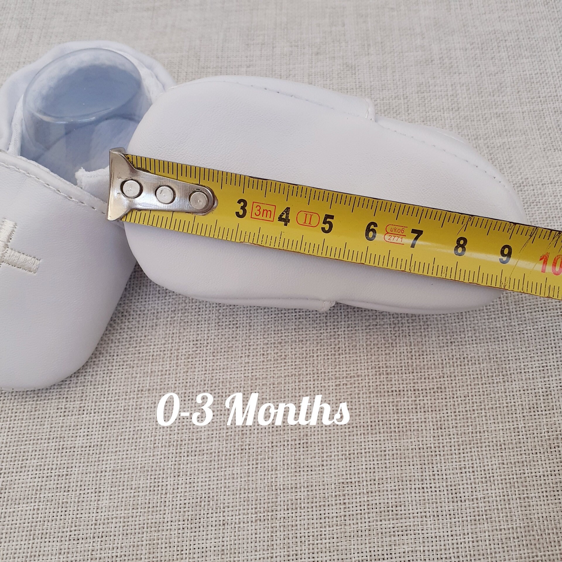 Baptism Shoes With Cross, Baby Boy Christening Shoes, Baby Booties With ...