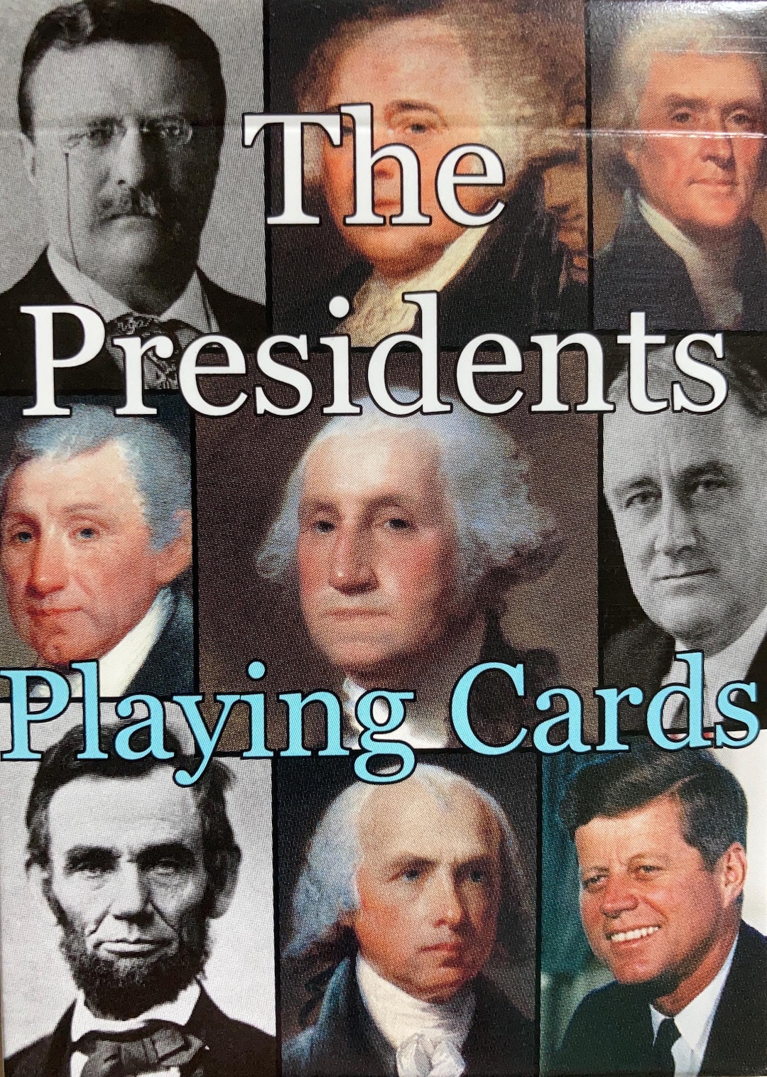 US Presidents Playing Cards: Educational Poker Deck, Made in USA - Etsy