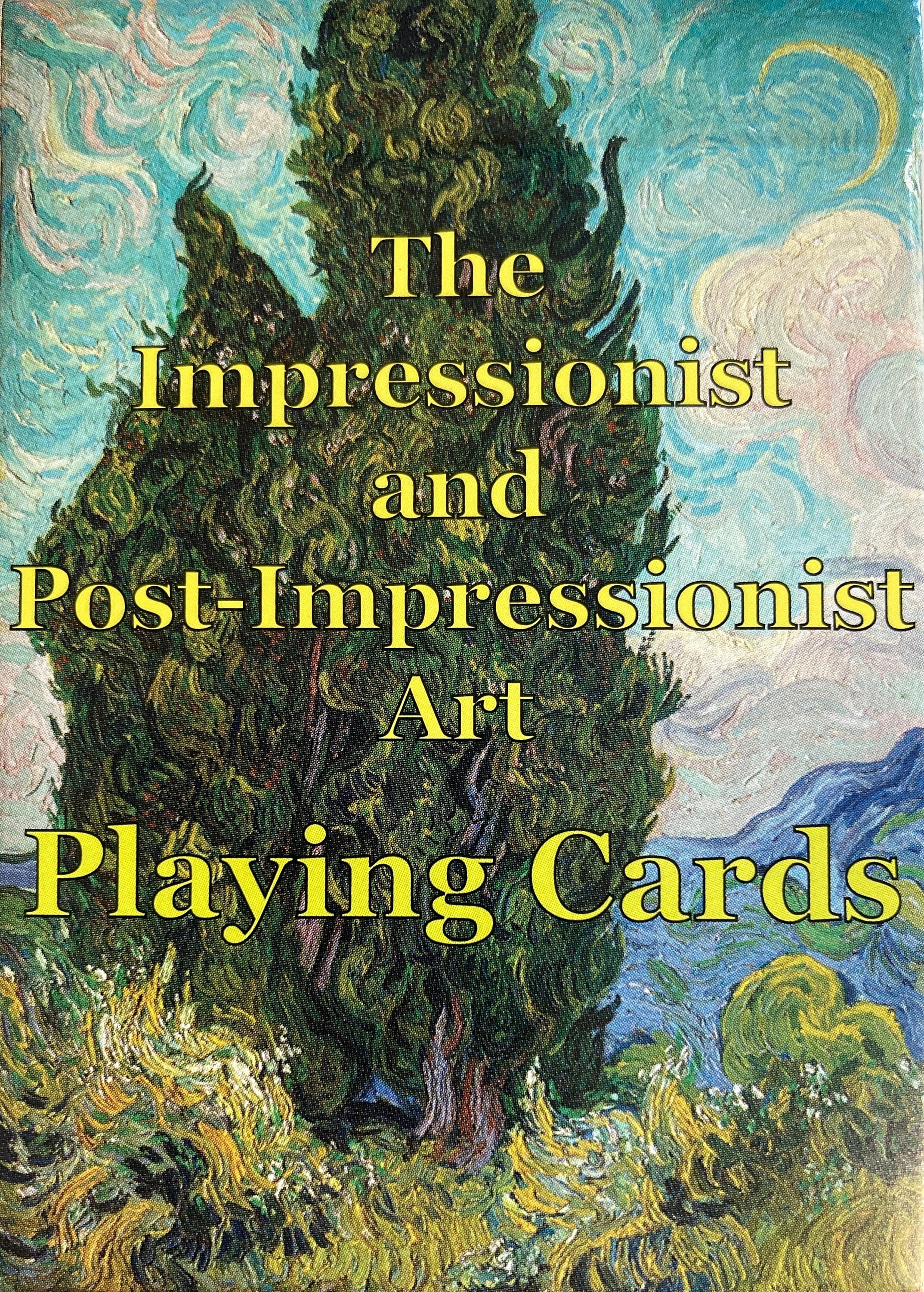 Impressionist and Post-impressionist Art Playing Cards: Monet, Van Gogh ...