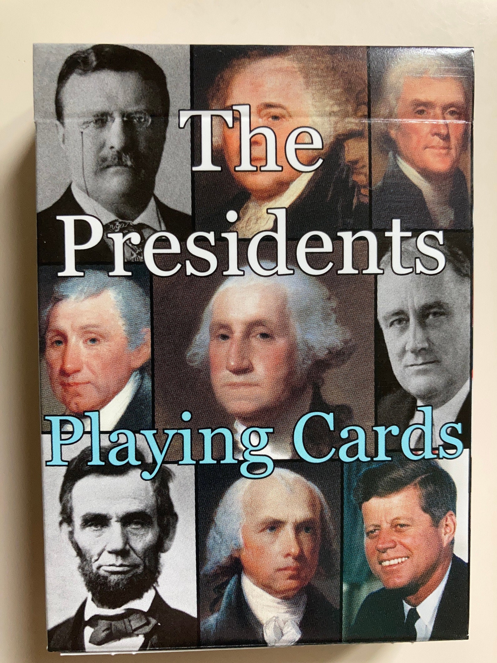 Presidents Playing Cards, New, George Washington Joe Biden, Made in USA ...