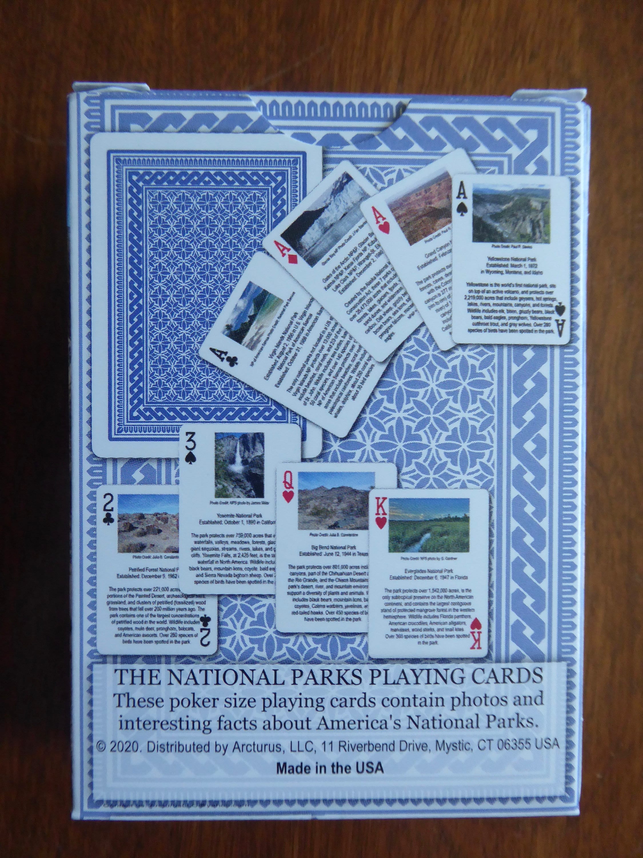 National Parks Playing Cards, New, Made in USA, Educational, Great for ...