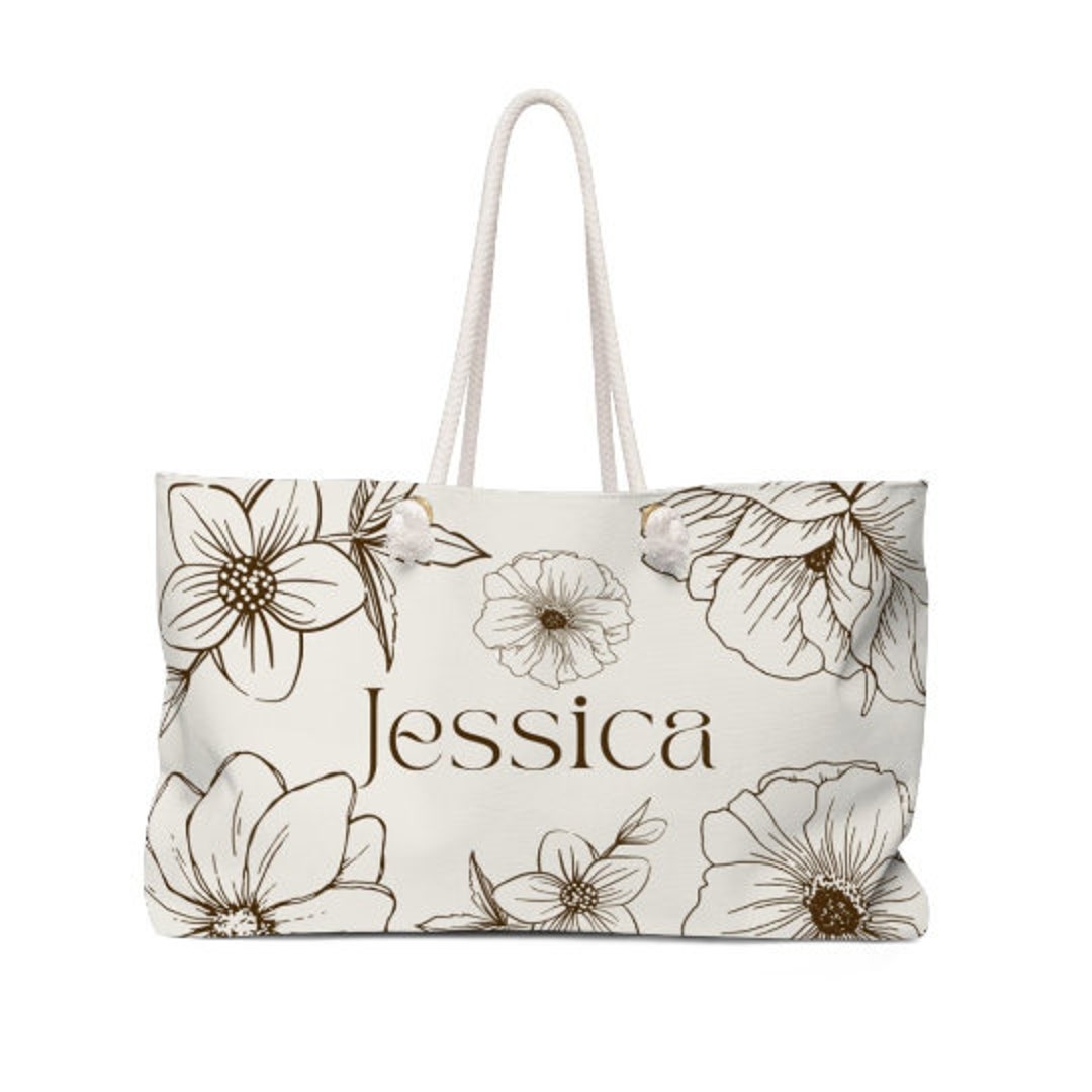 Large Tote Bag, Weekender Bag, Beach Bag, Traveling Bag, Oversized Bag ...