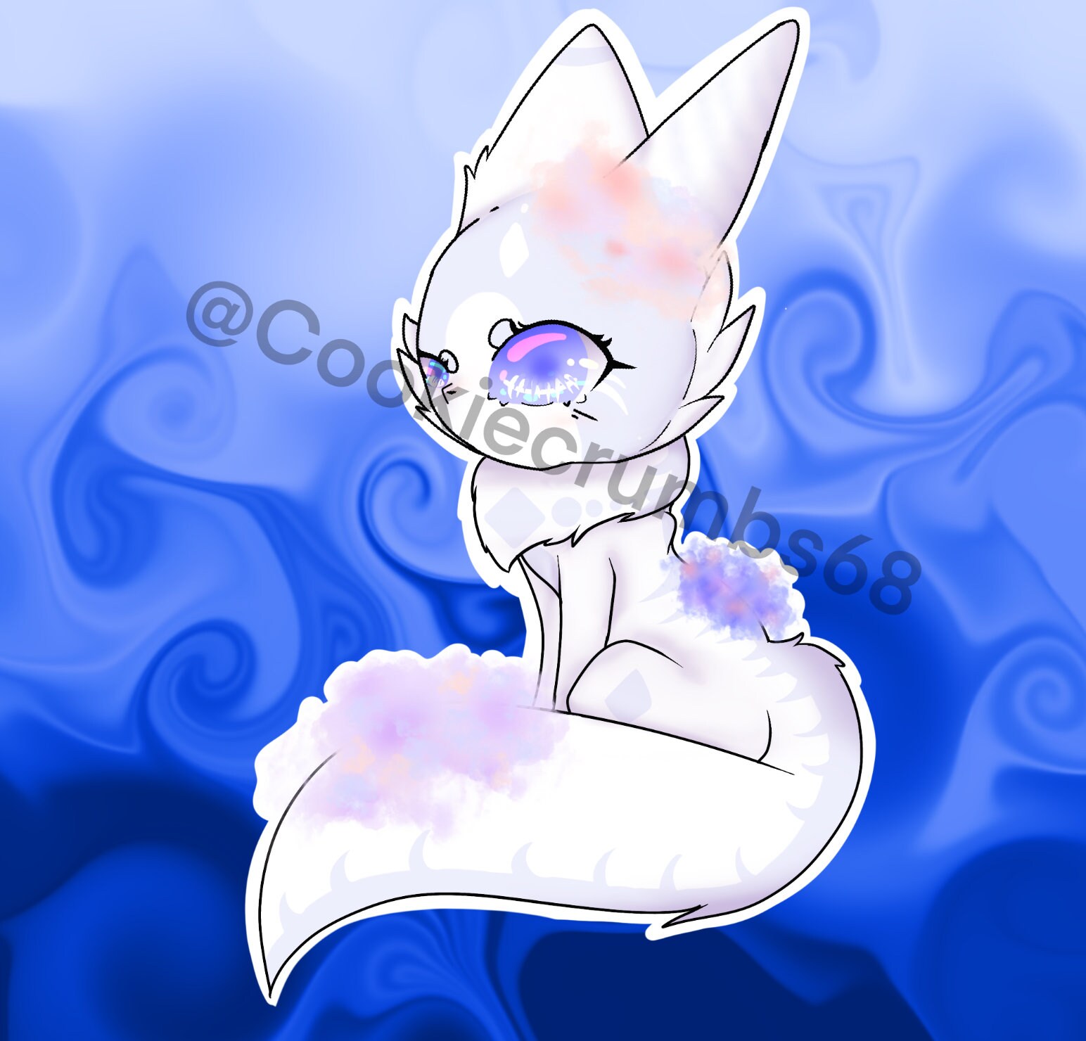 Cotton Candy Cat Adoptable - Etsy