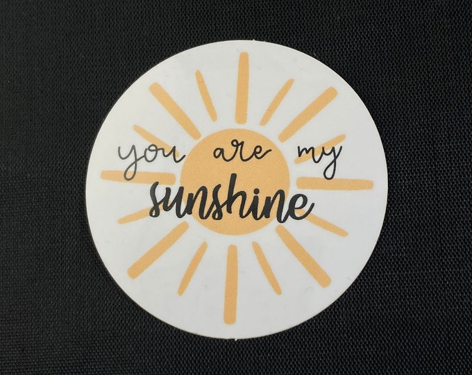 You Are My Sunshine Sticker, Laptop Stickers, Aesthetic Stickers, Water ...