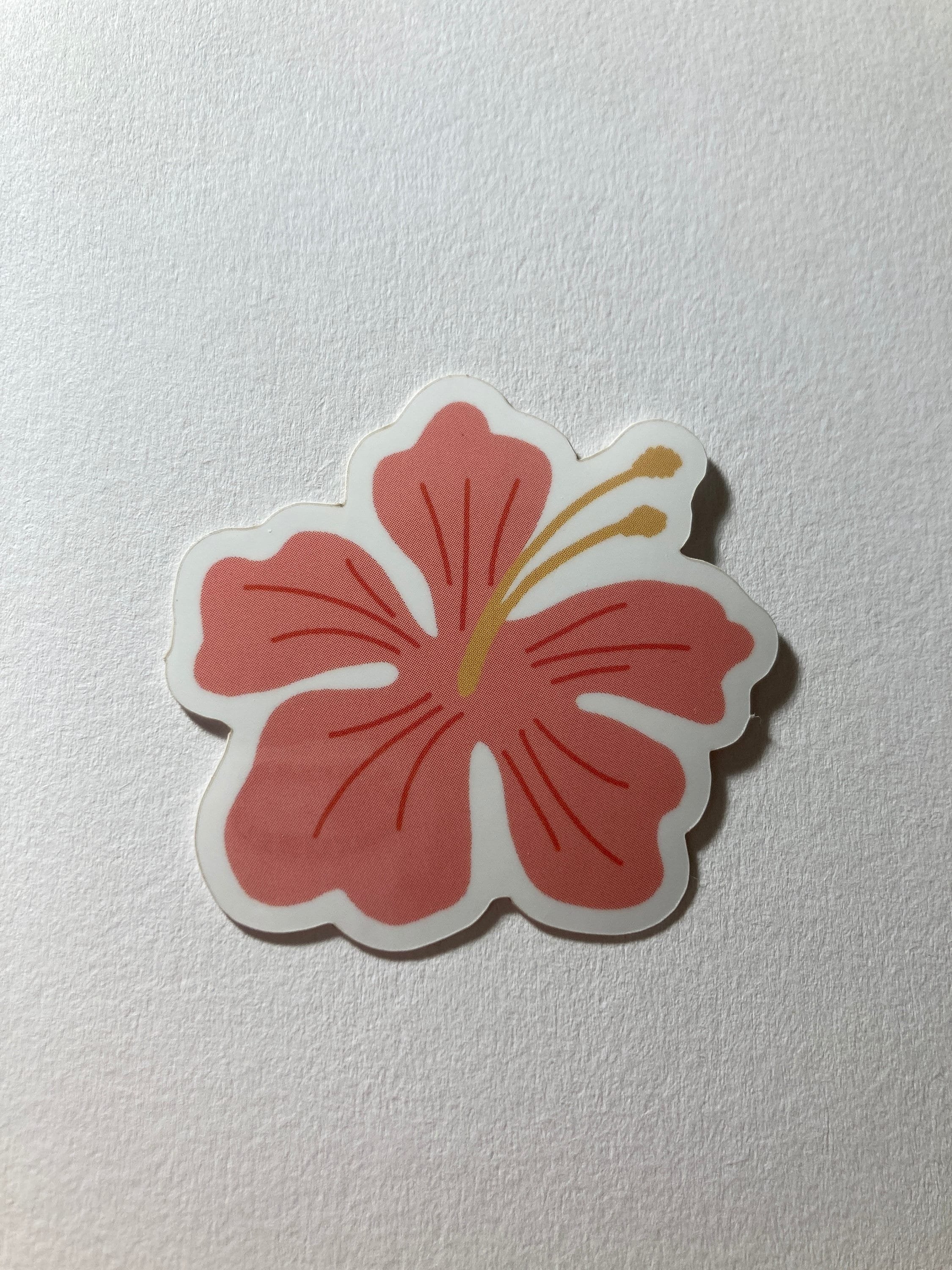 STICKER Flower Hibiscus Sticker Vinyl Inspiring Water Bottle Waterproof ...