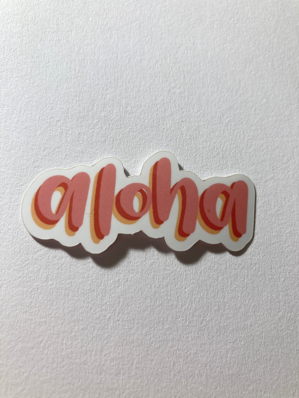 STICKER Aloha Hawaii Sticker Vinyl Inspiring Water Bottle Waterproof ...