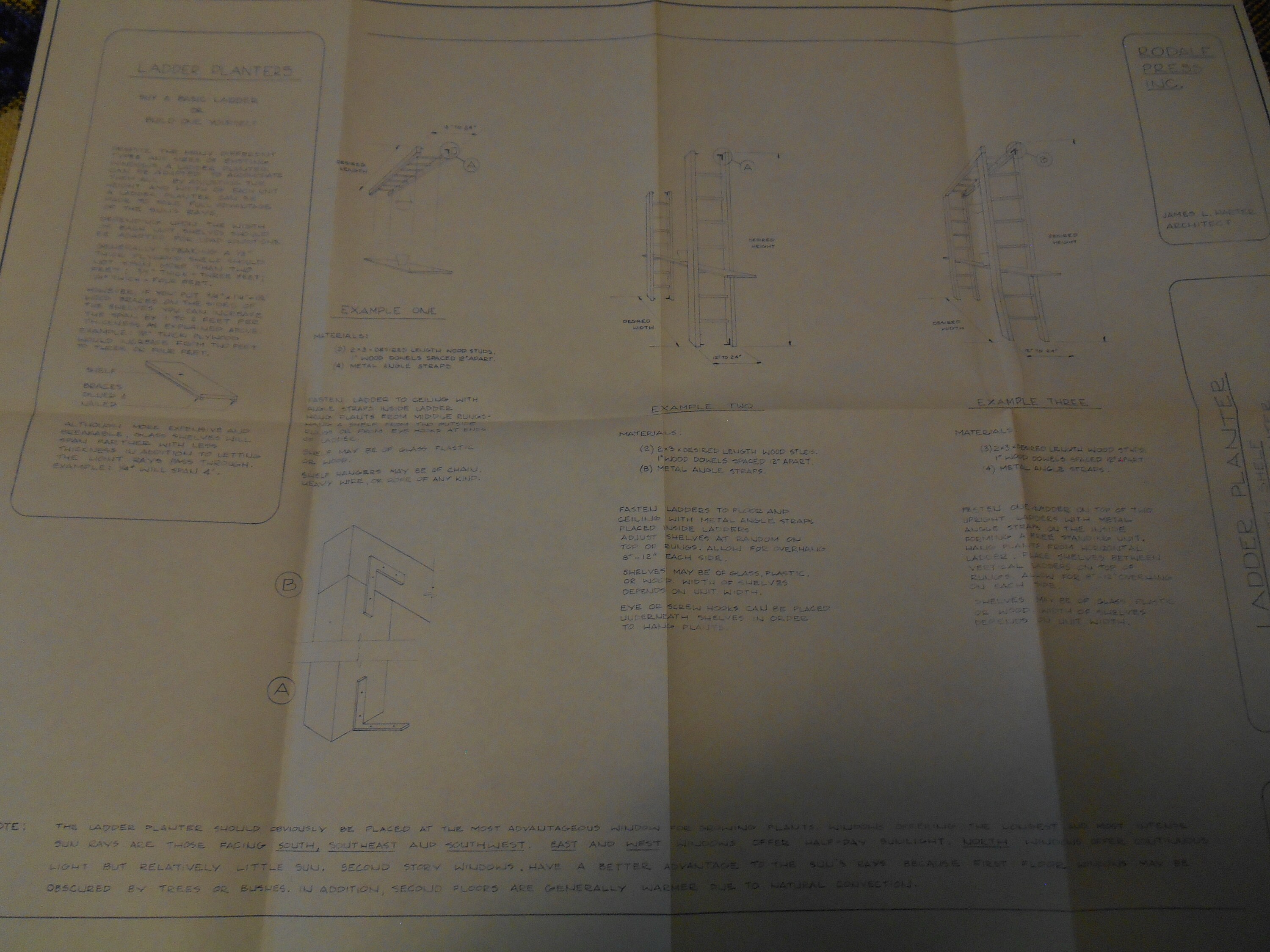 Rodale Press Blueprints - Etsy