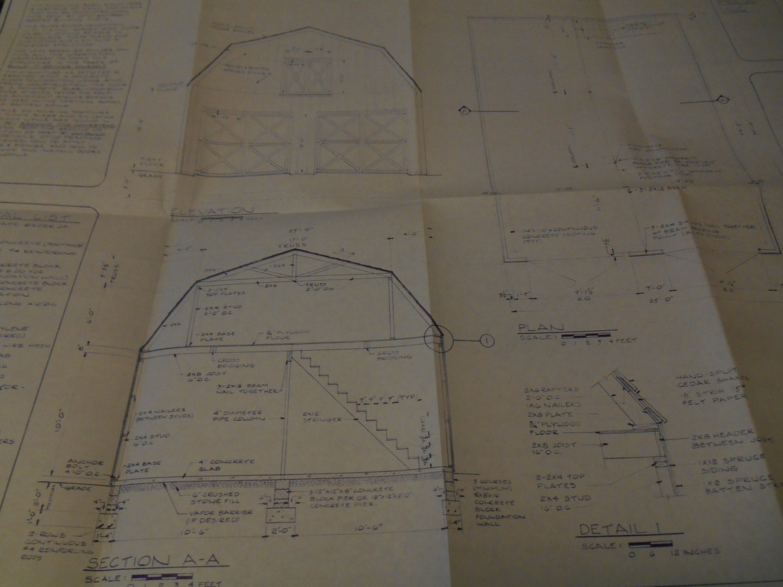 Rodale Press Blueprints - Etsy