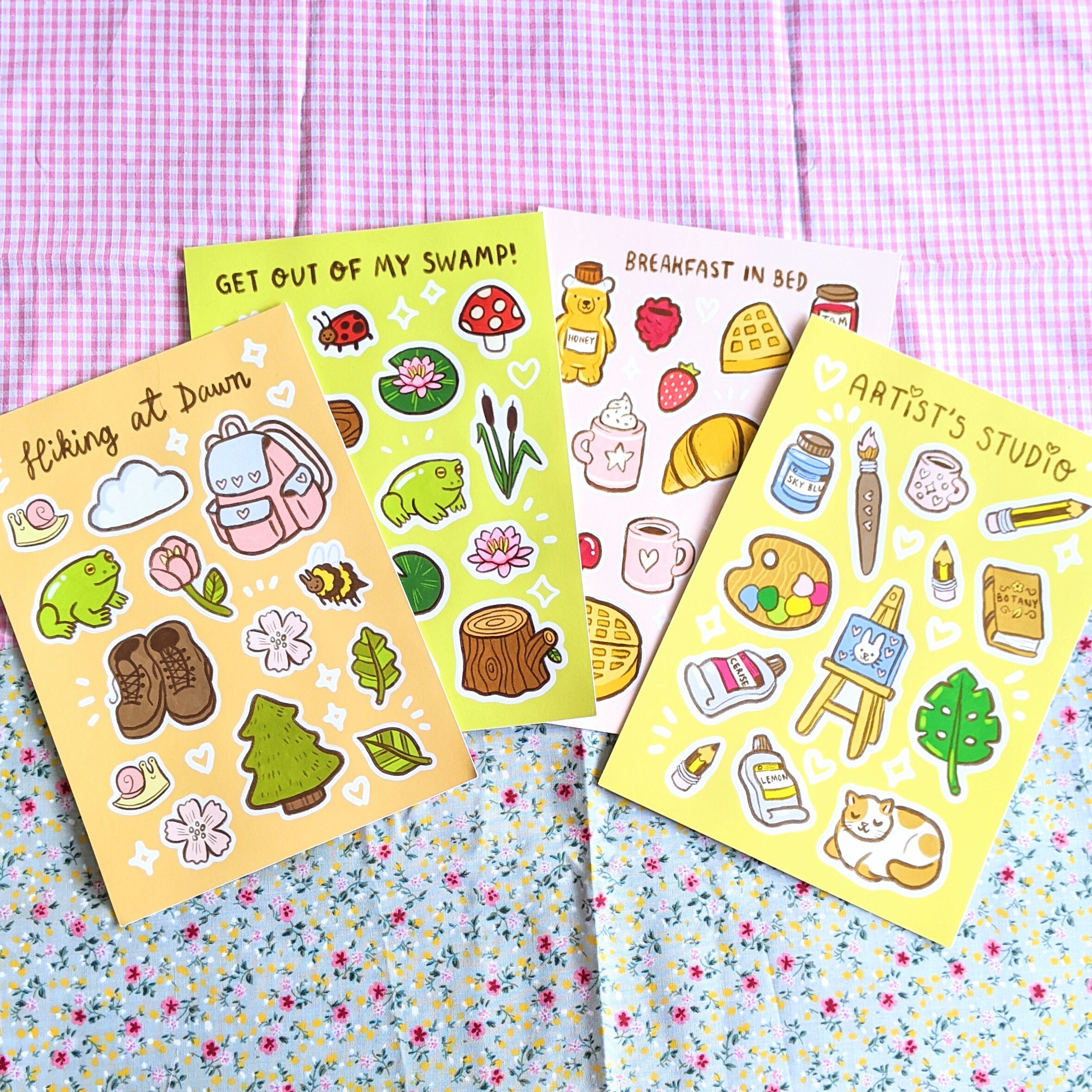 Get Out of My Swamp Sticker Sheet Cute A5 Matte Sticker | Etsy