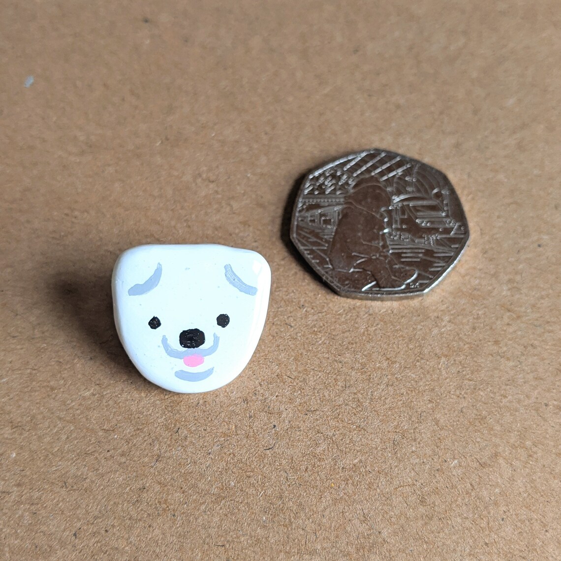 Dog Clay Pin Cute Clay Pin Badge for Jackets Dungarees - Etsy