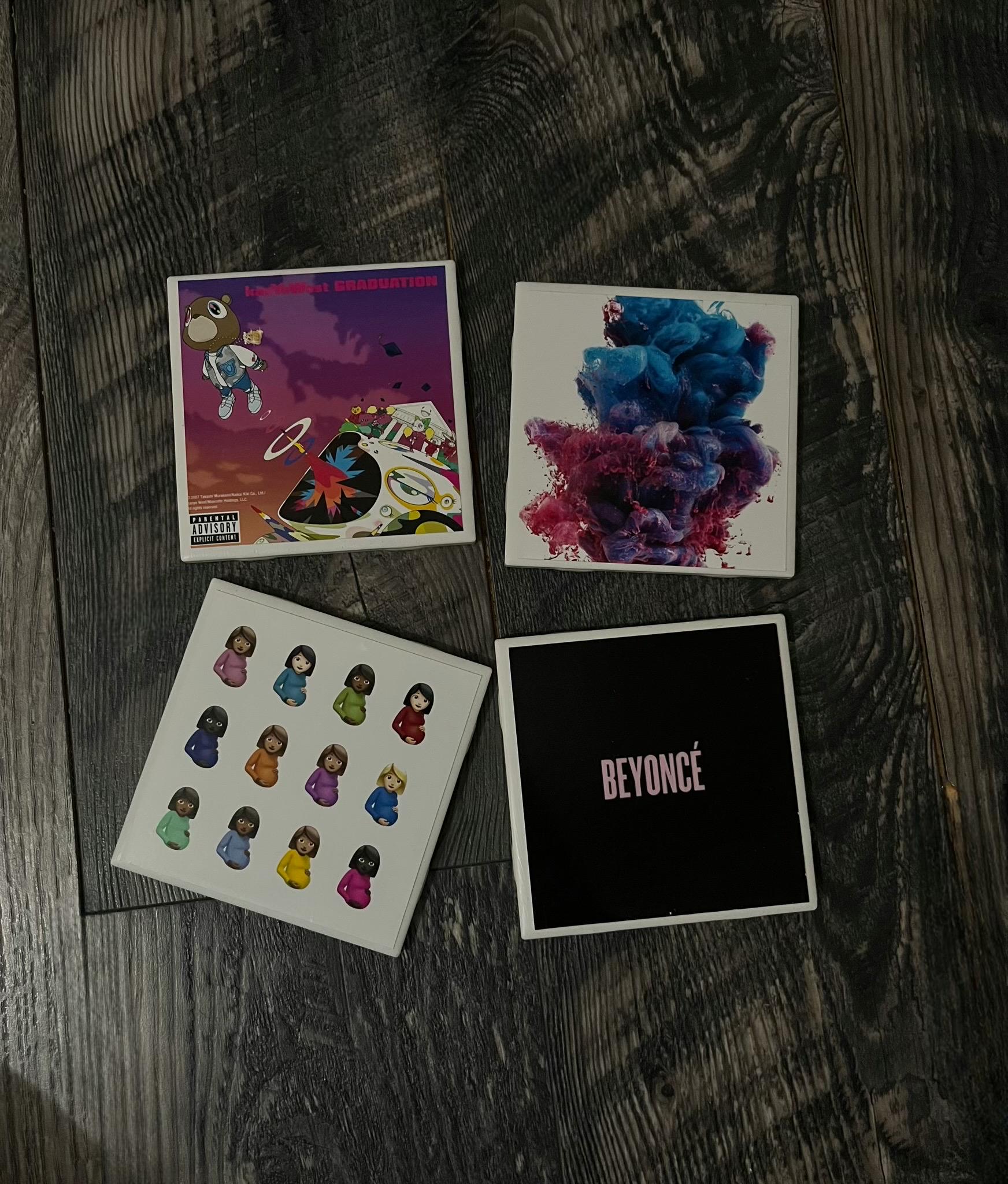 Album Coasters- Choose Your Album Covers - Etsy