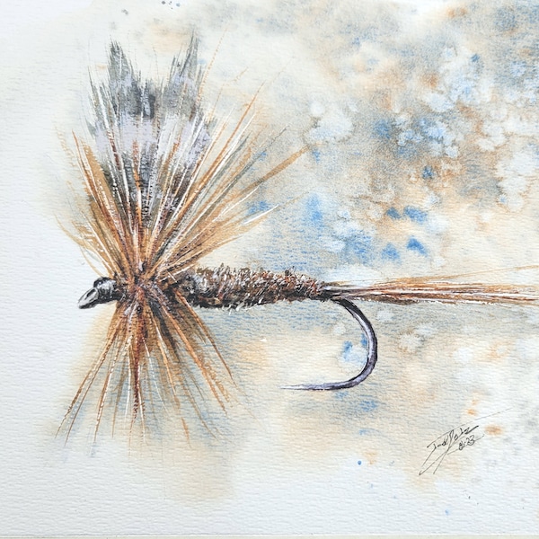 Fly Fishing Painting - Etsy