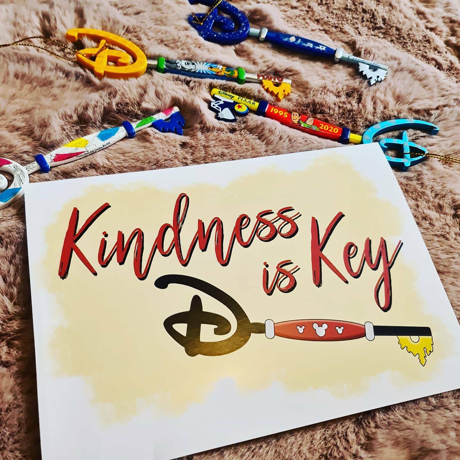Disney Inspired Kindness is Key Quote Print | Etsy