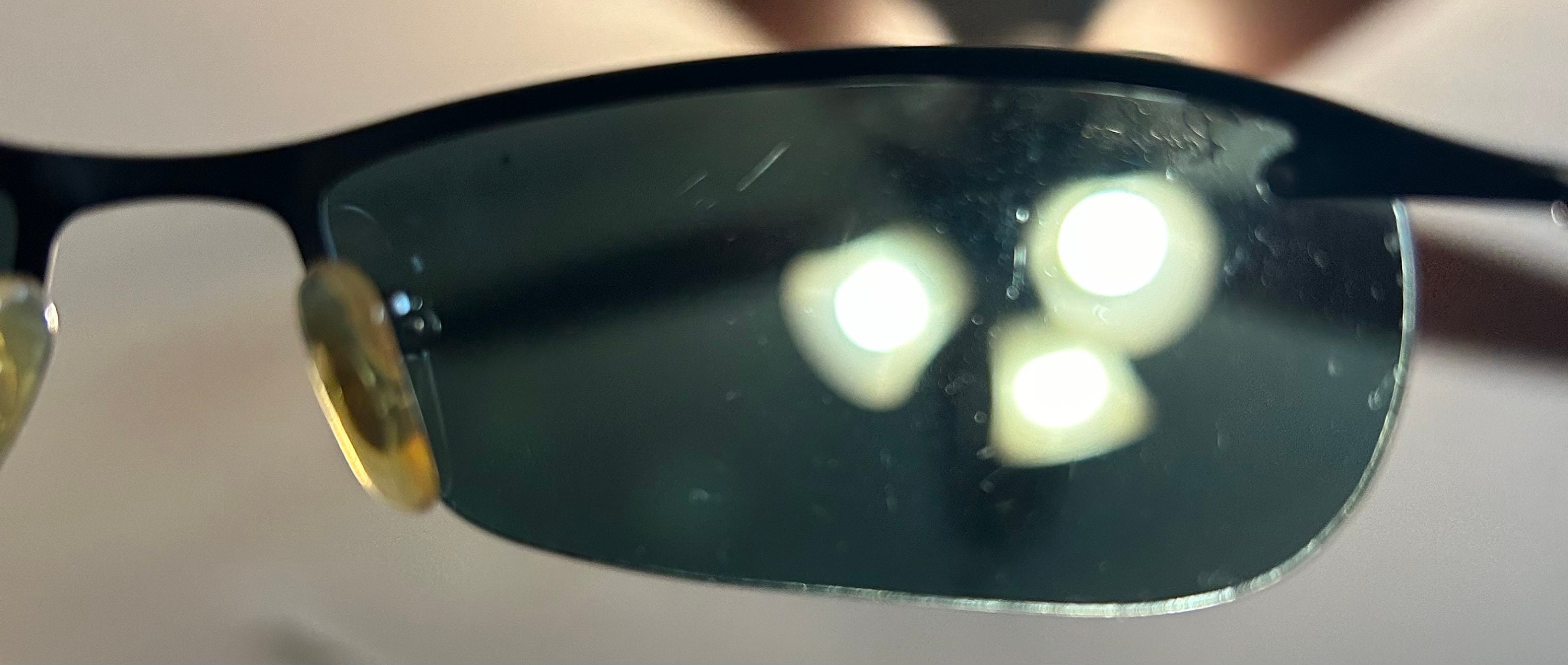 Ray-ban RB3186 006/71 6315 Black Rimless Flex Hinges Wrap Sunglasses W ...