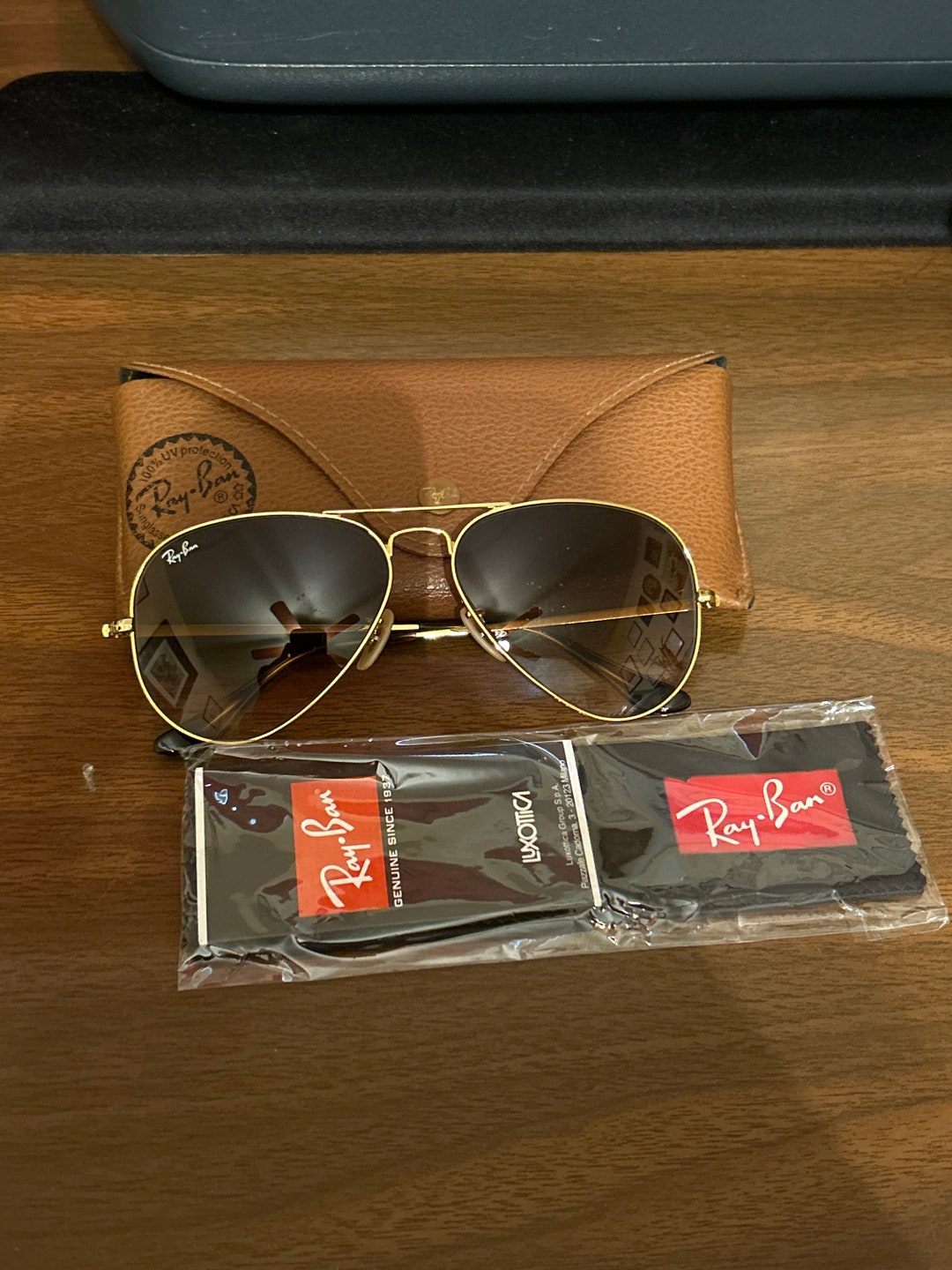 Ray-ban RB 6489 Aviator Metal II Gradient Sunglasses 58 Mm Brown Lenses ...