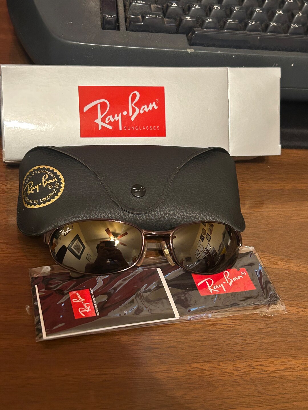 Ray-ban RB3142 014/6E 59-18 Oval/ Square 59mm B15 Sunglasses Brown ...