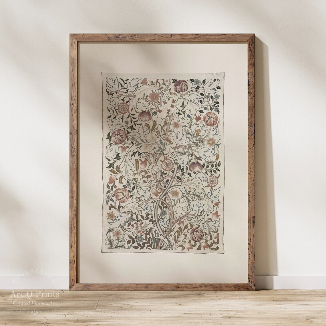 Set of 3 Muted Patterns Prints, Gray Blue Watercolor Paintings ...