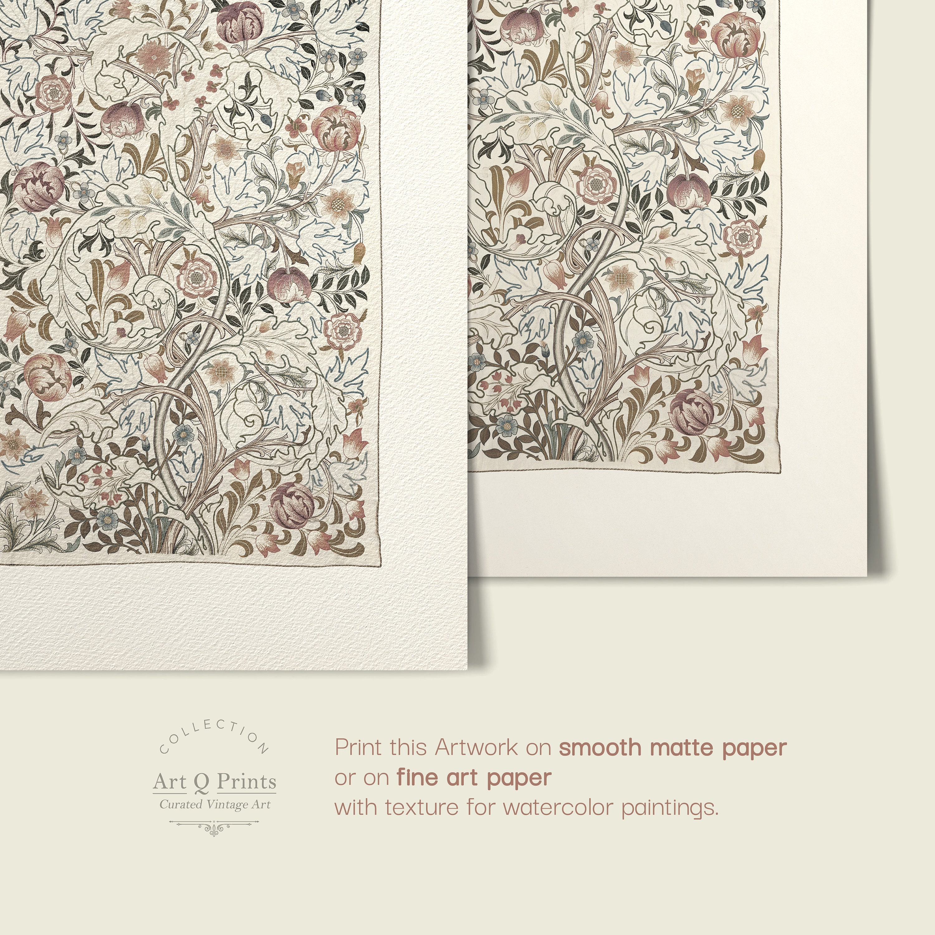 Muted Pattern Prints Set: Pastel Watercolor Art (digital Download) - Etsy