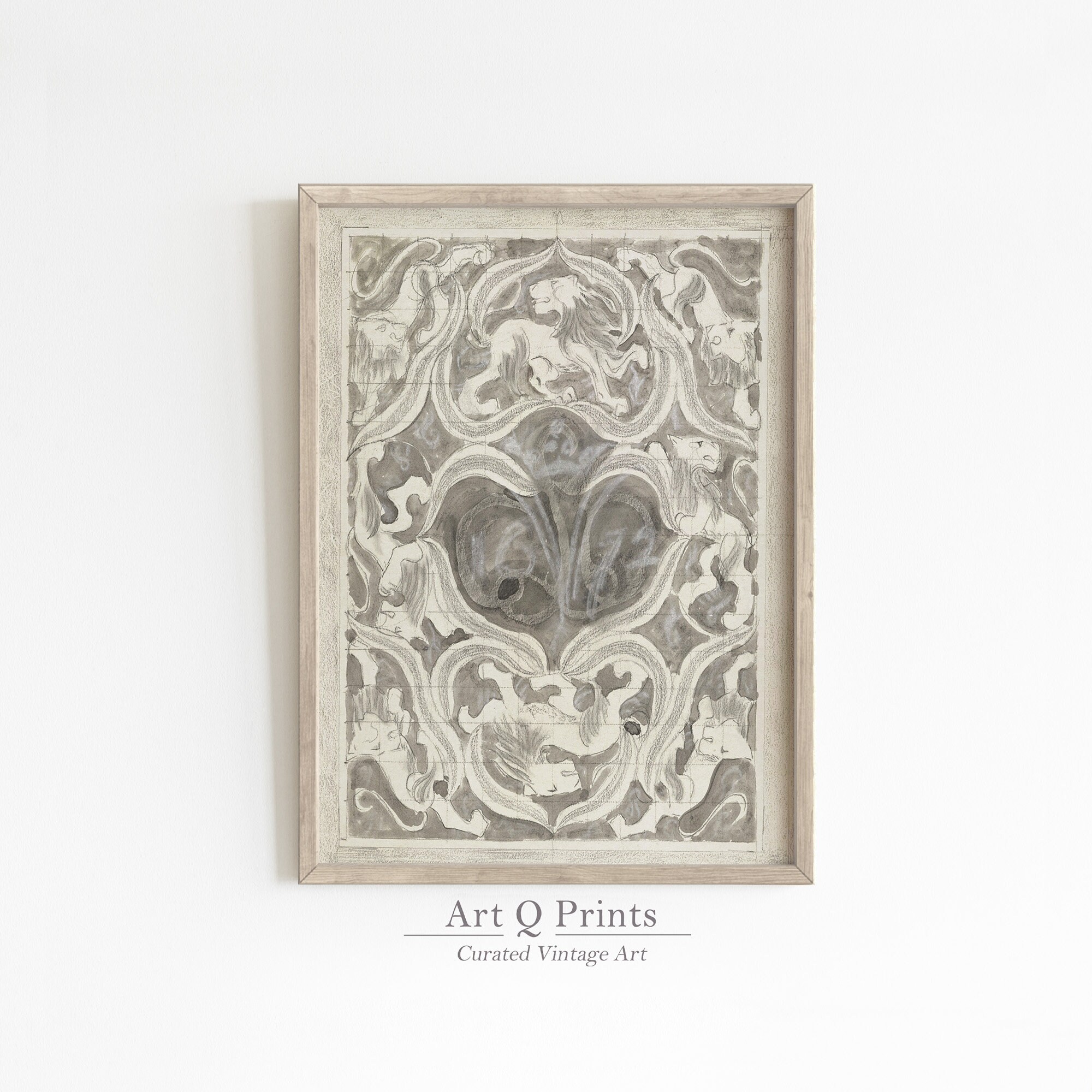 Muted Pattern Prints Set: Pastel Watercolor Art (digital Download) - Etsy