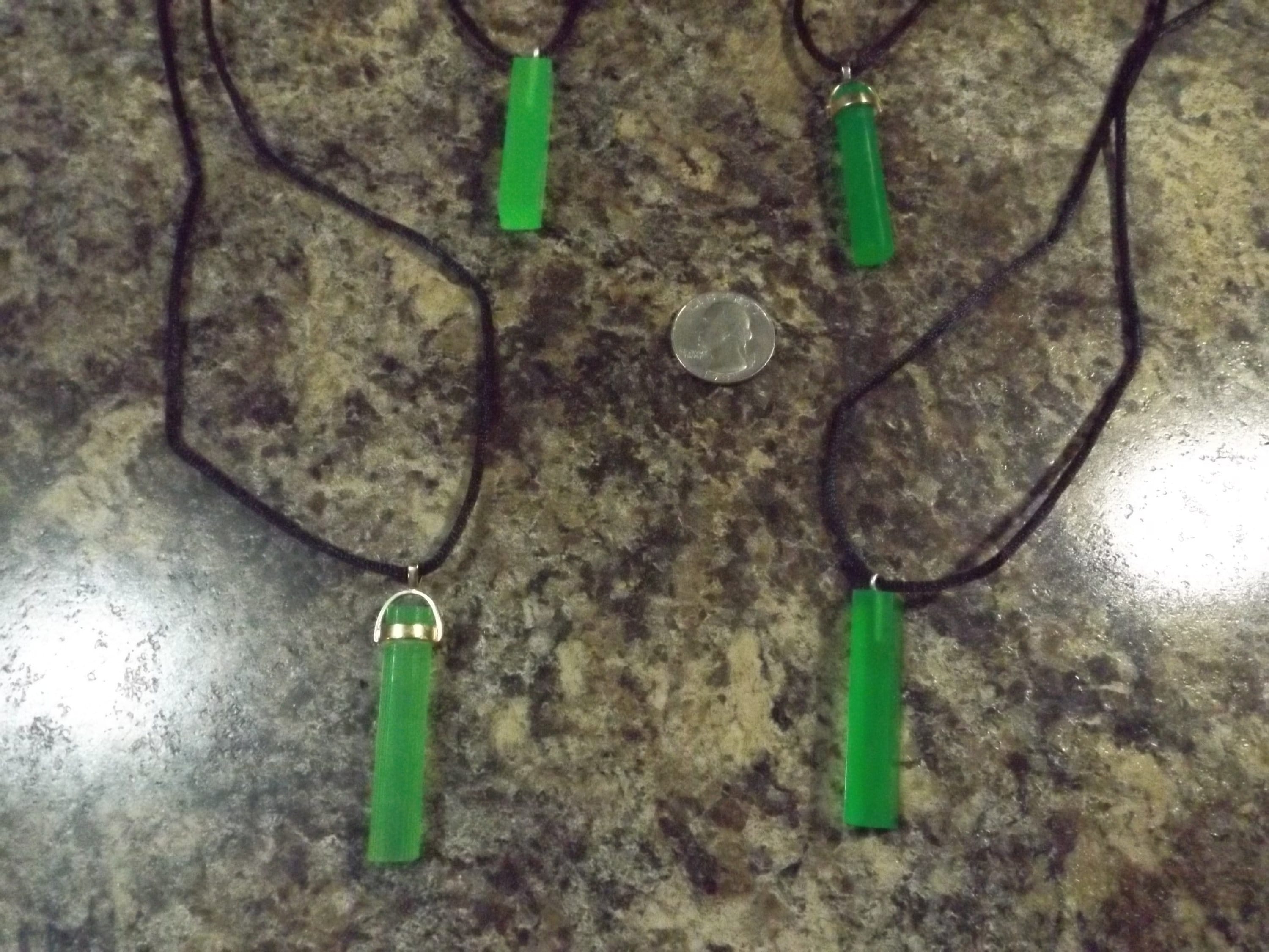 Kryptonite Inspired Cosplay Prop Shard Necklace Some Glow in - Etsy