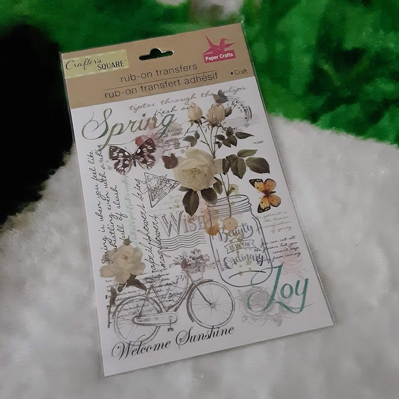 Rub on Transfer - Etsy