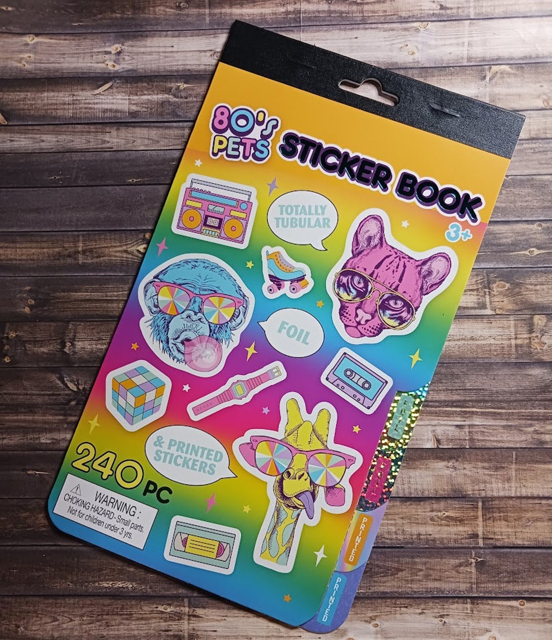 240pc Retro 80s Themed Sticker Book Scrapbooking Stickers - Etsy