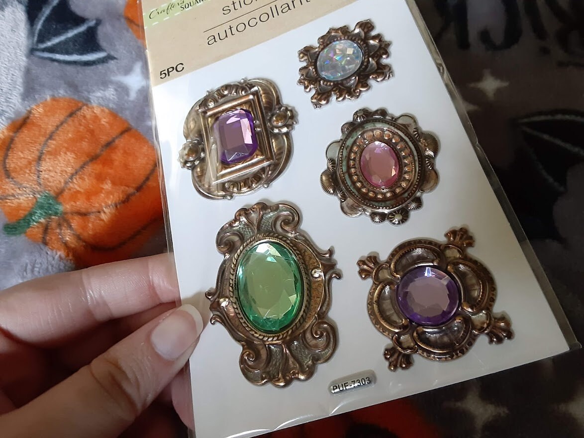 5pc 3D Jeweled Rhinestone Stickers Scrapbooking | Etsy UK