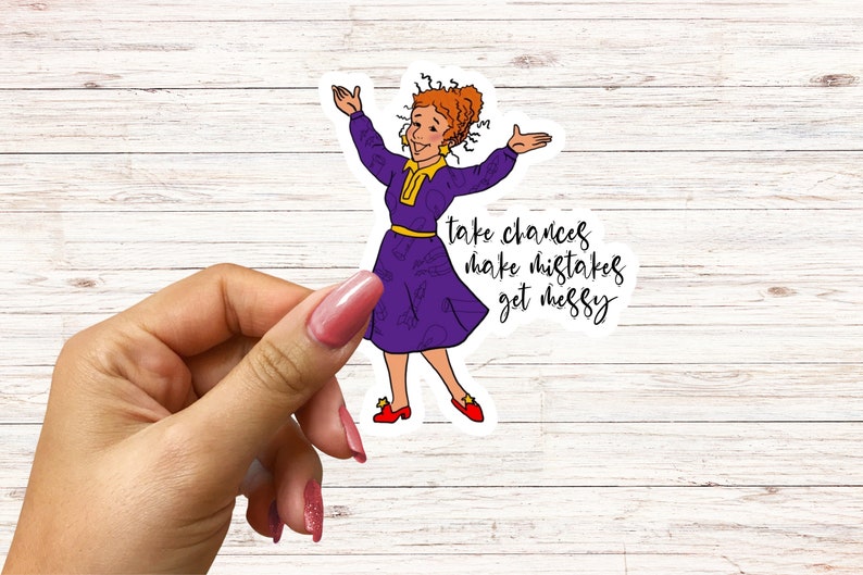 Nostalgic Ms Frizzle Sticker Magic School Bus Laptop Tumbler - Etsy