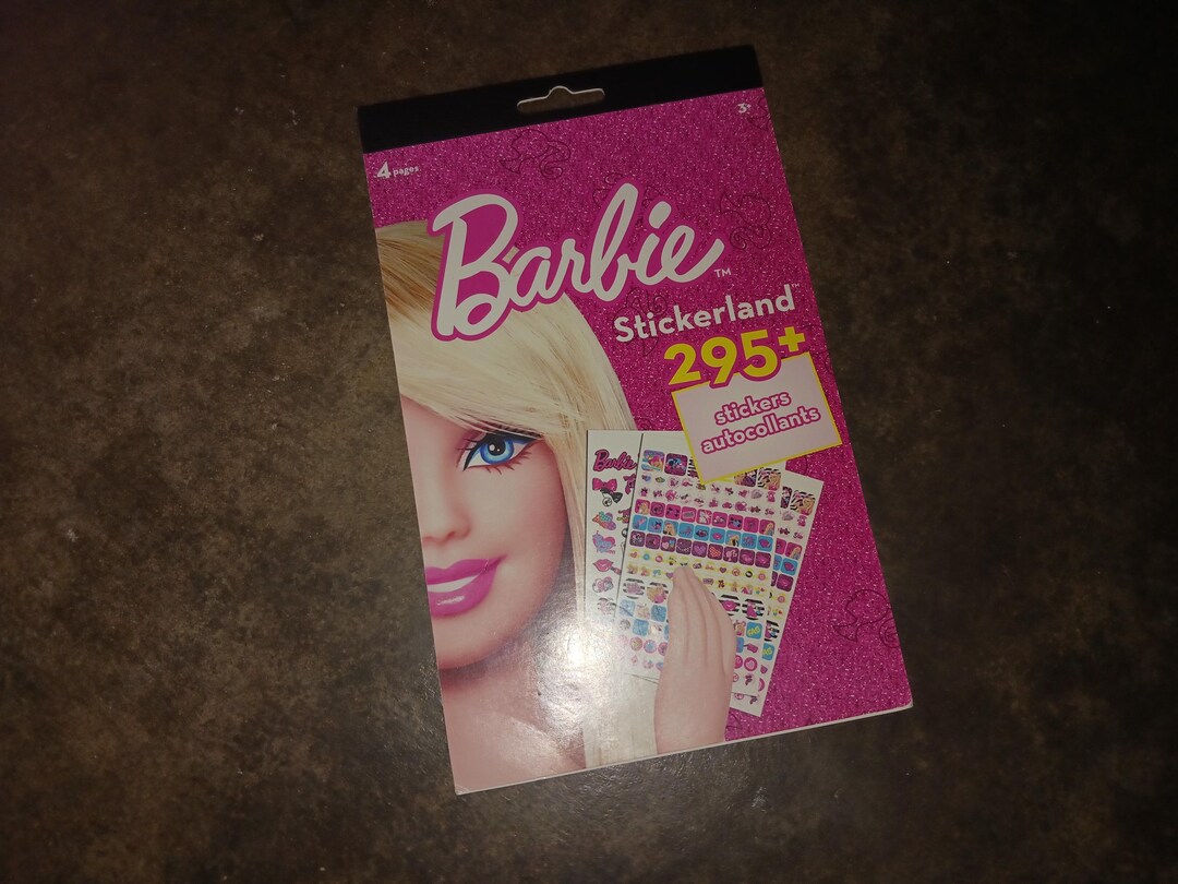 Barbie Sticker Book, Over 300 Stickers - Etsy