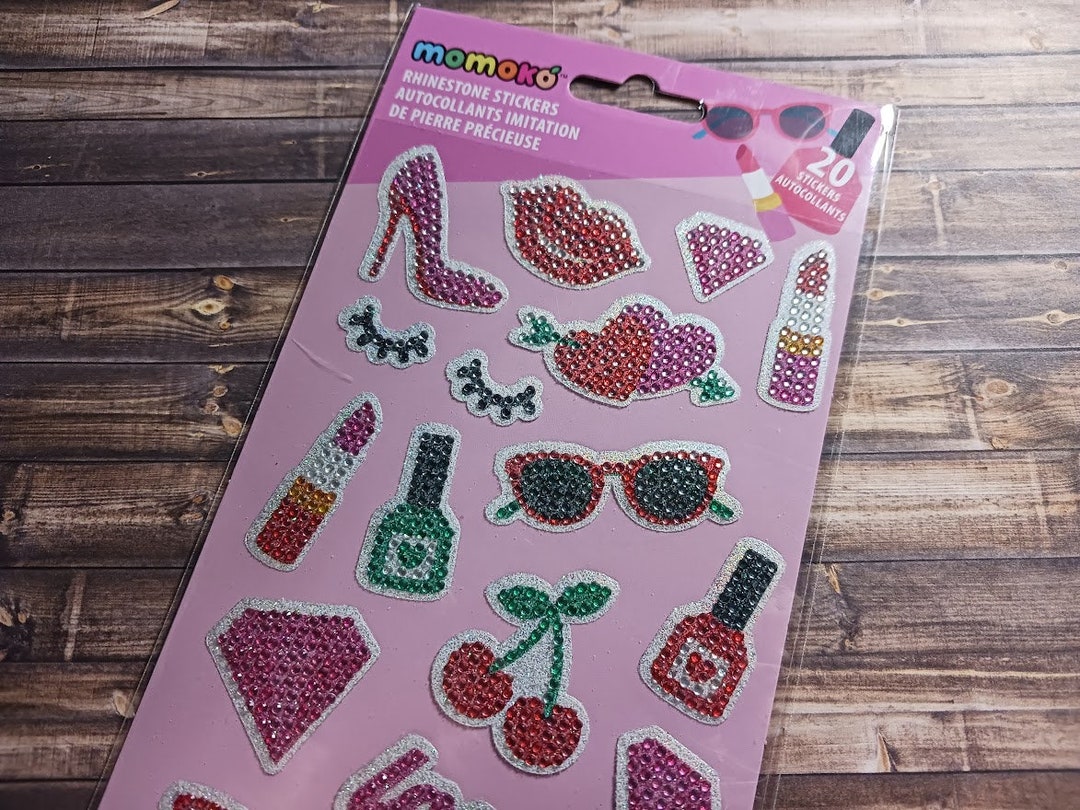 20pc 3D Jeweled Rhinestone Girly Stickers, Scrapbooking Embellishments ...