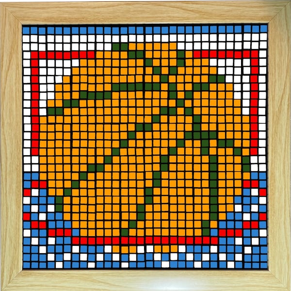 Rubiks Cube Mosaic - Etsy