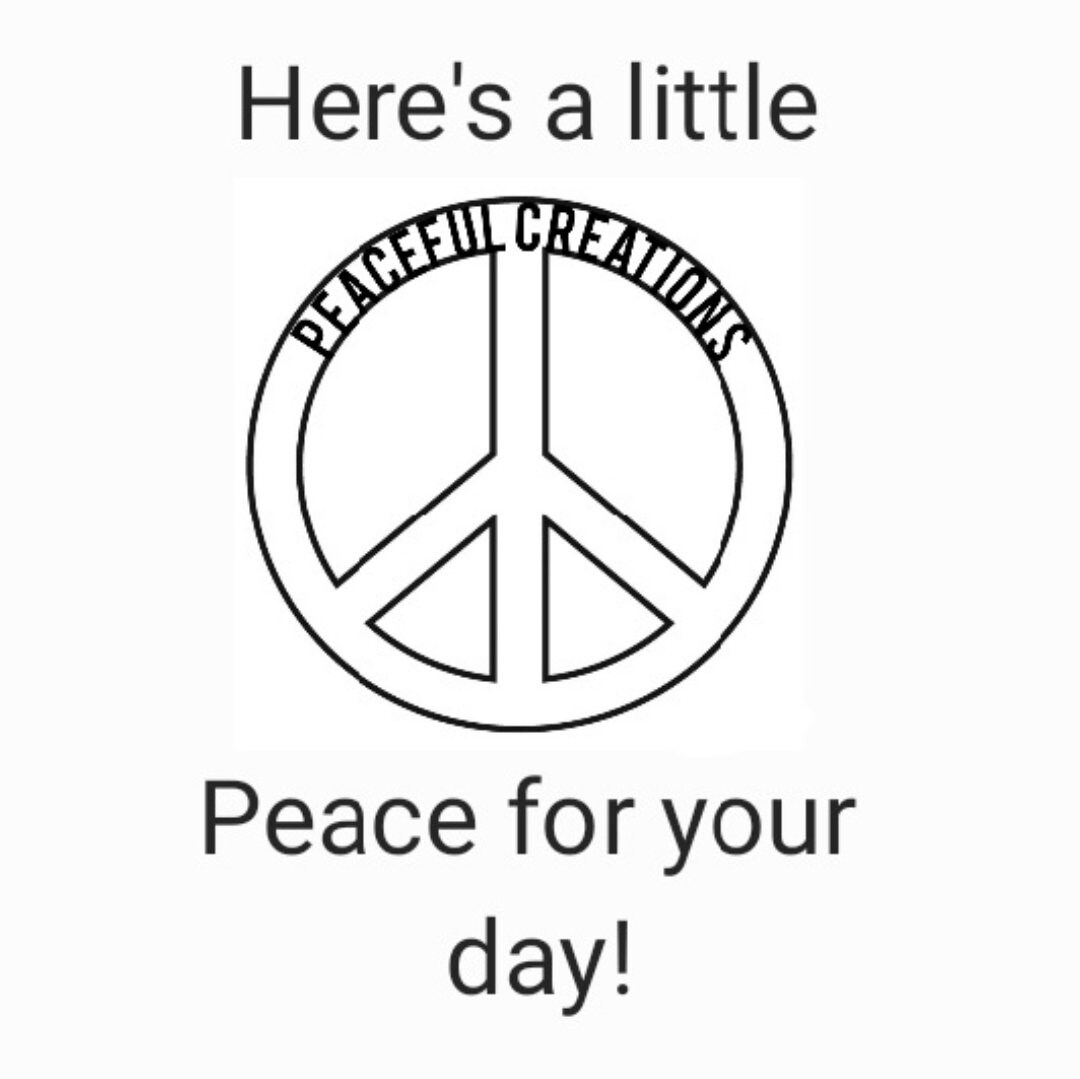 Peace Sign Mini Ornaments Handmade - Etsy