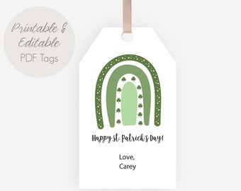 St Patrick Gift Tags | Etsy