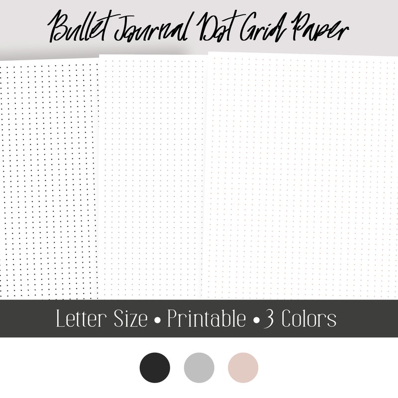 Dot Grid Printable - Etsy