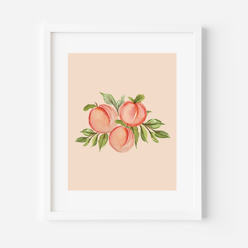 Peach Wall Art - Etsy