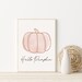 Hello Pumpkin Printable Wall Art Boho Pumpkin Wall Art - Etsy