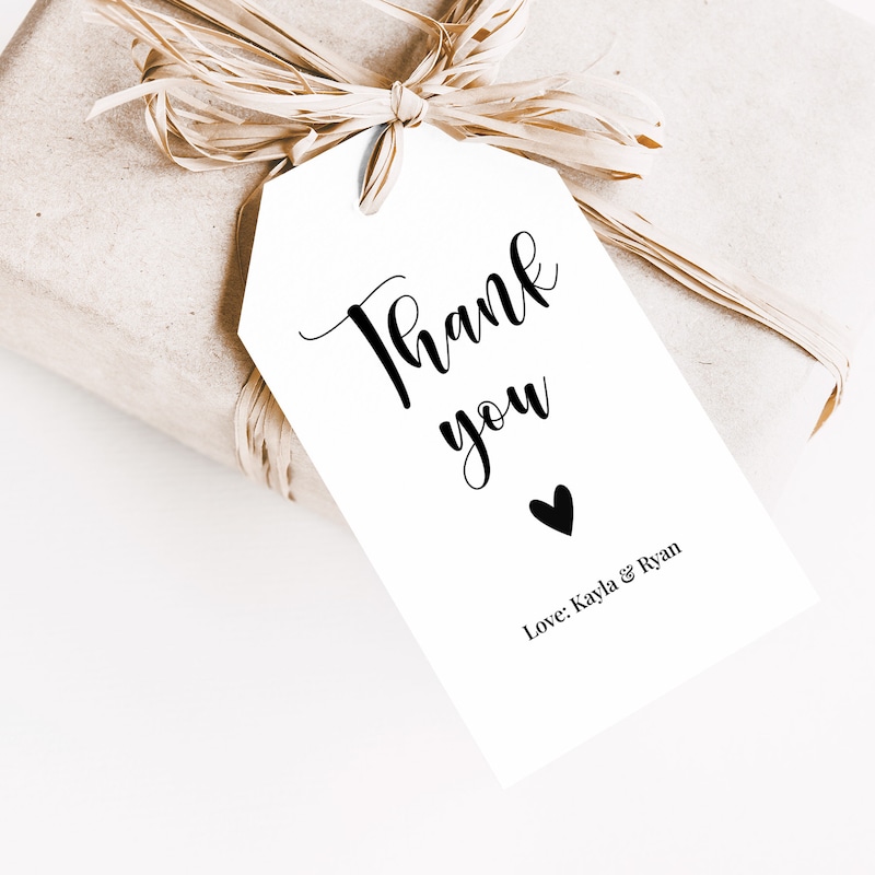 Thank You Tags - Etsy