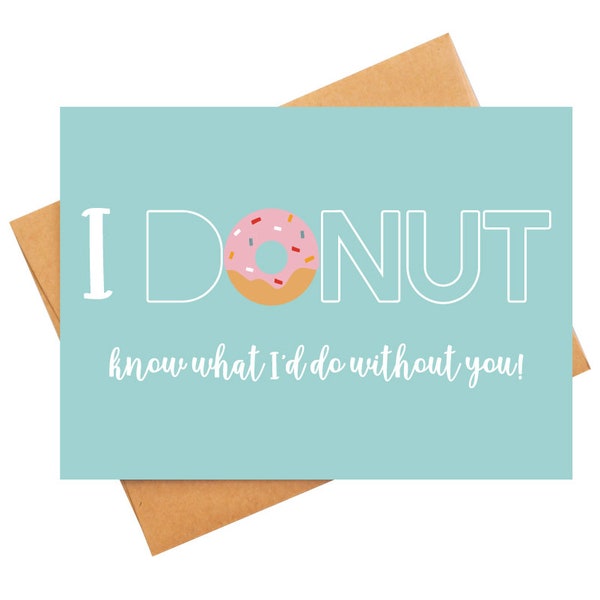 Donut Thank You - Etsy