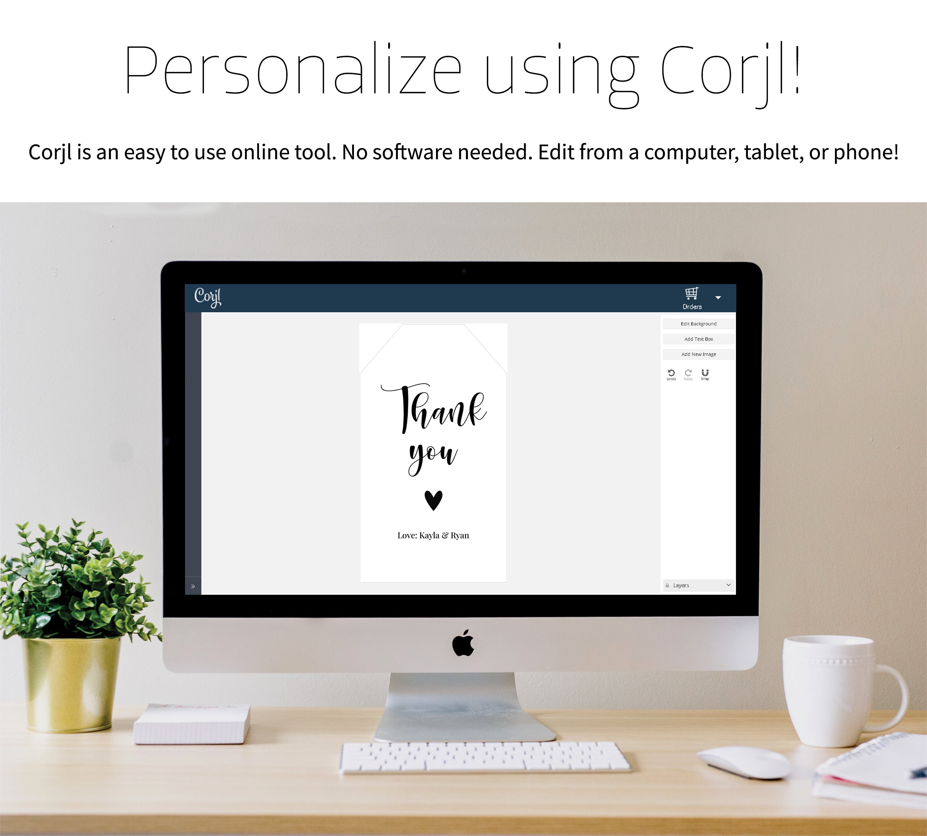 Printable Thank You Gift Tags Editable Thank You Tags - Etsy