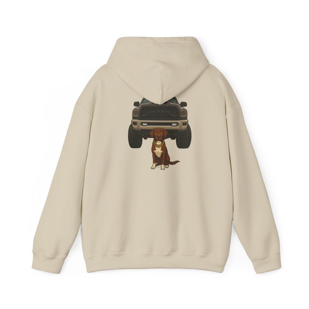 Forth Gen Cummins With Dog Hooded Sweatshirt - Etsy