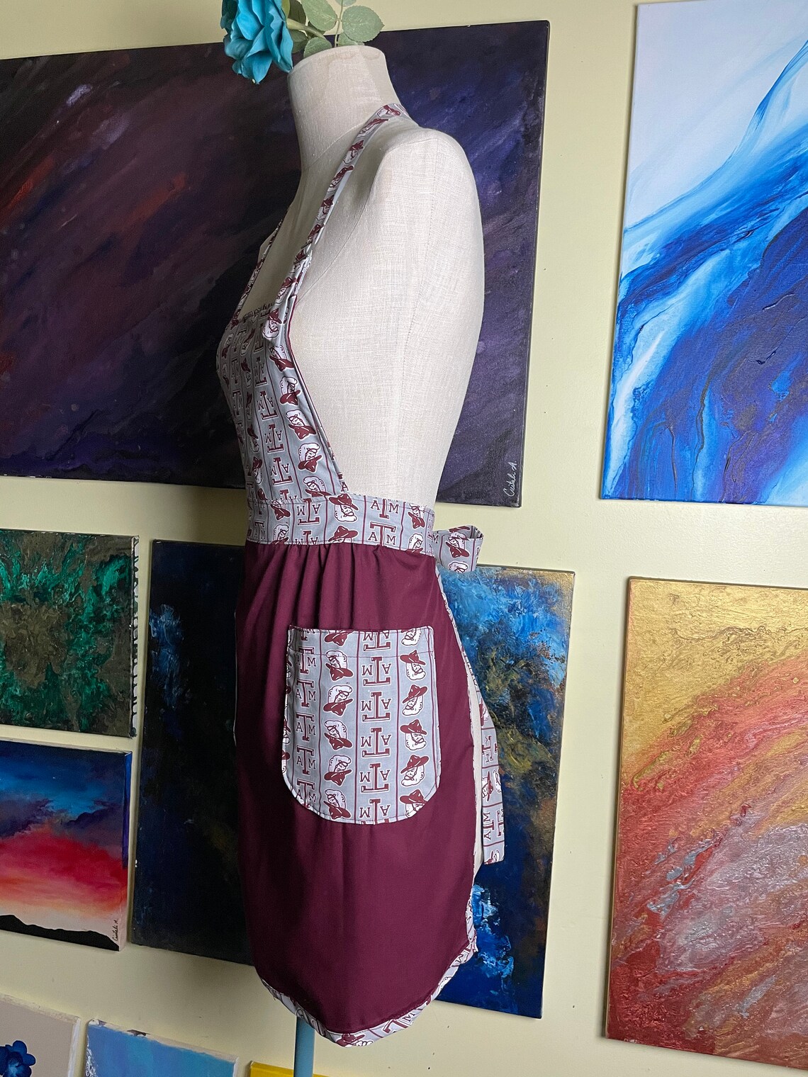 Handmade Unique Apron / Apron with Pocket / Gift Ideas / | Etsy