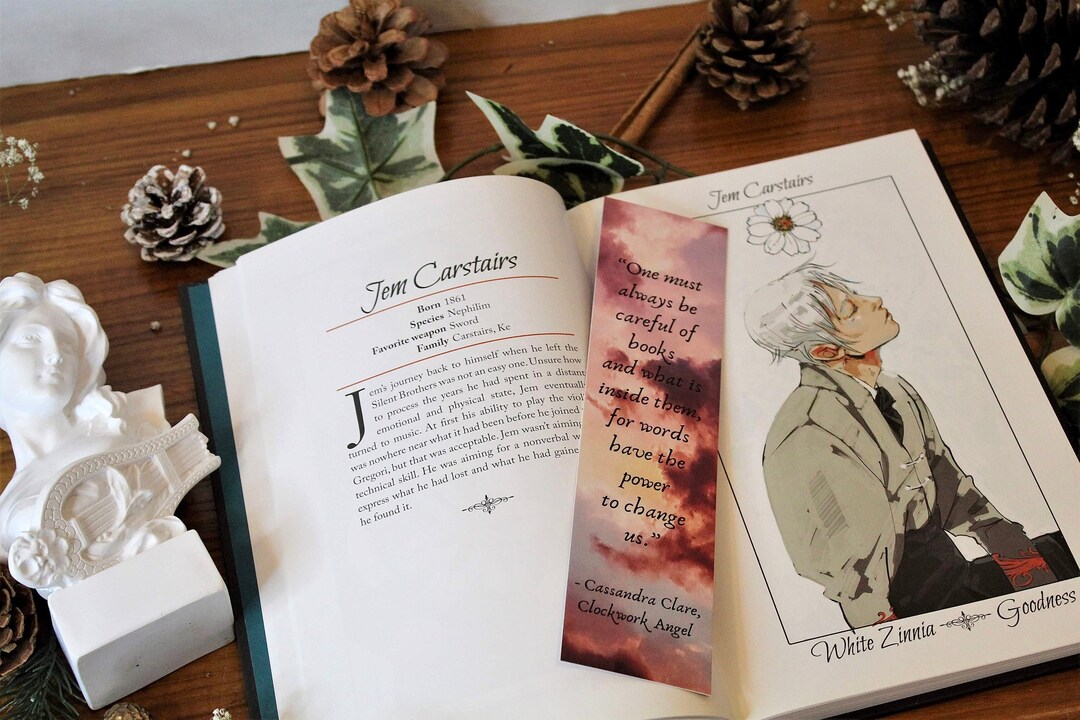 Clockwork Angel Bookmark, Tessa Grey Quote, Gift for Readers and ...