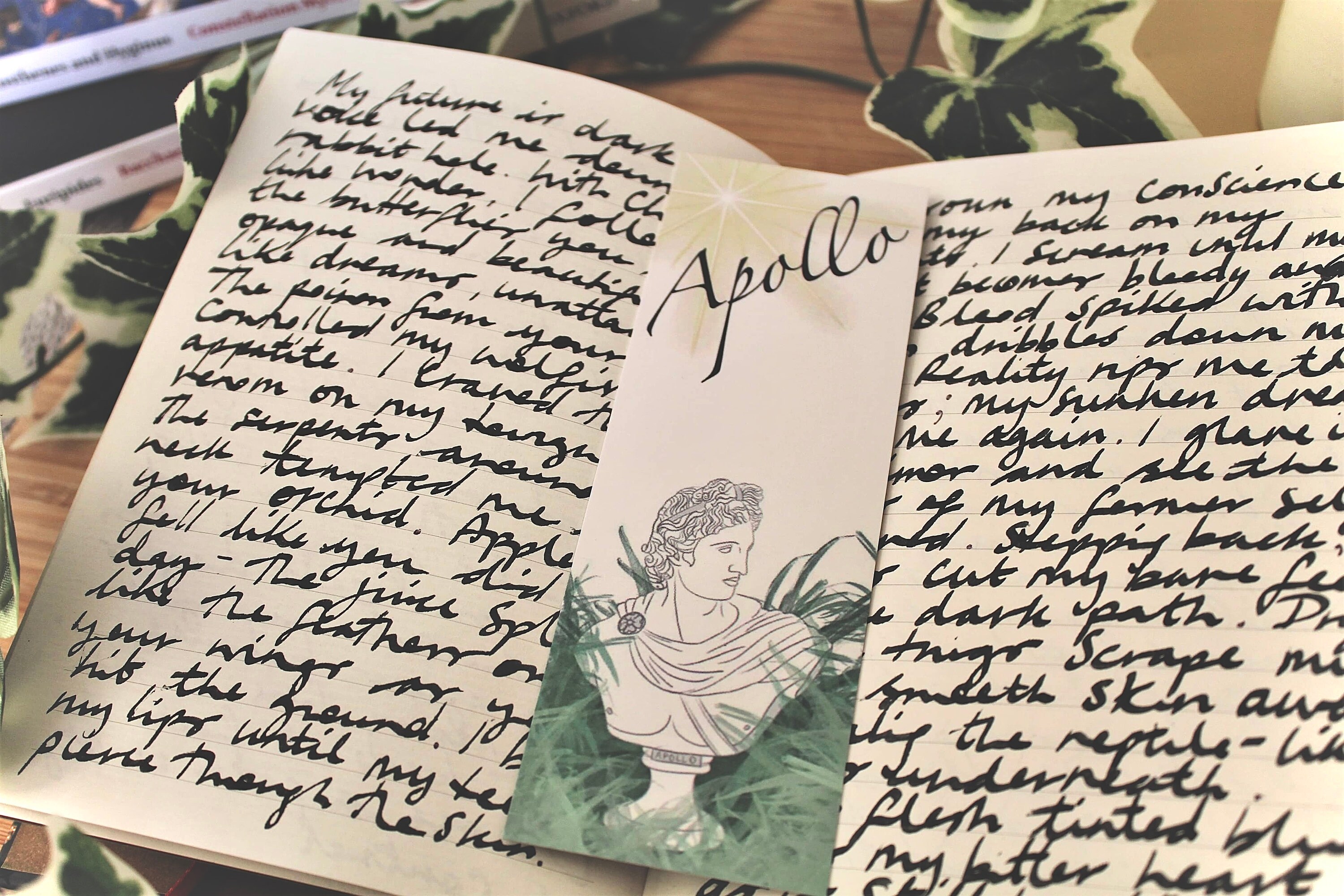 Aphrodite & Apollo Bookmark Set, Greek God Goddess Bookmarks, Perfect ...