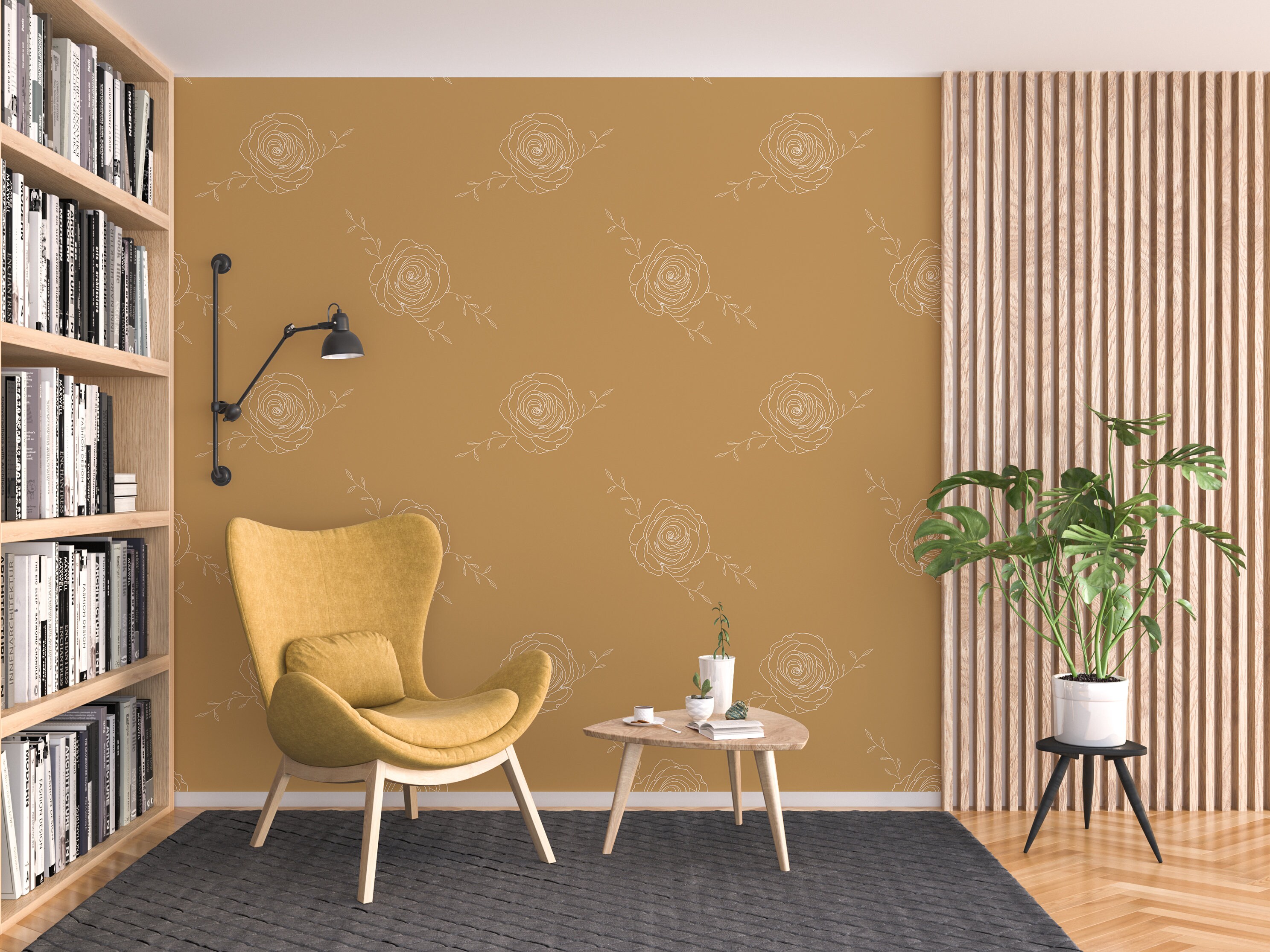 Floral Minimalist Surface Pattern, Florence, Rose Seamless Pattern ...