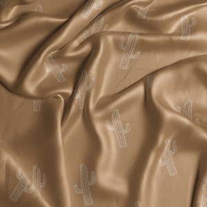 Western Cactus Surface Pattern, Minimalist Cactus Seamless Pattern ...