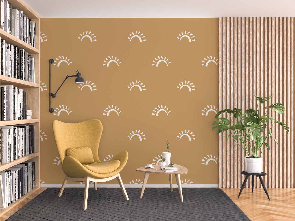 Boho Solar Surface Pattern Sun Seamless Pattern Minimalist - Etsy