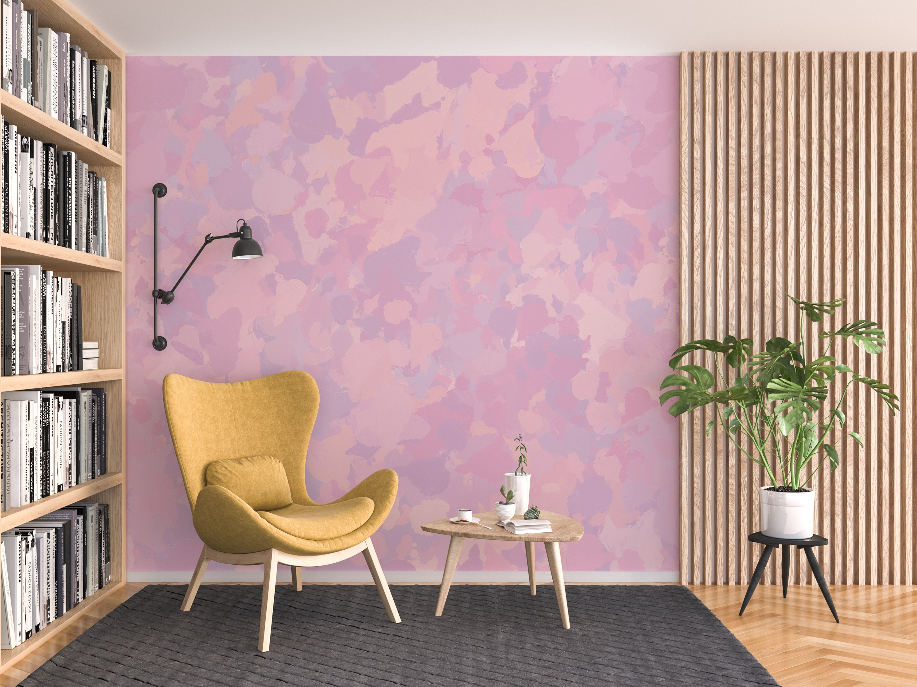 Pink Abstract Paint Surface Pattern, Lilac Seamless Pattern, Pink ...