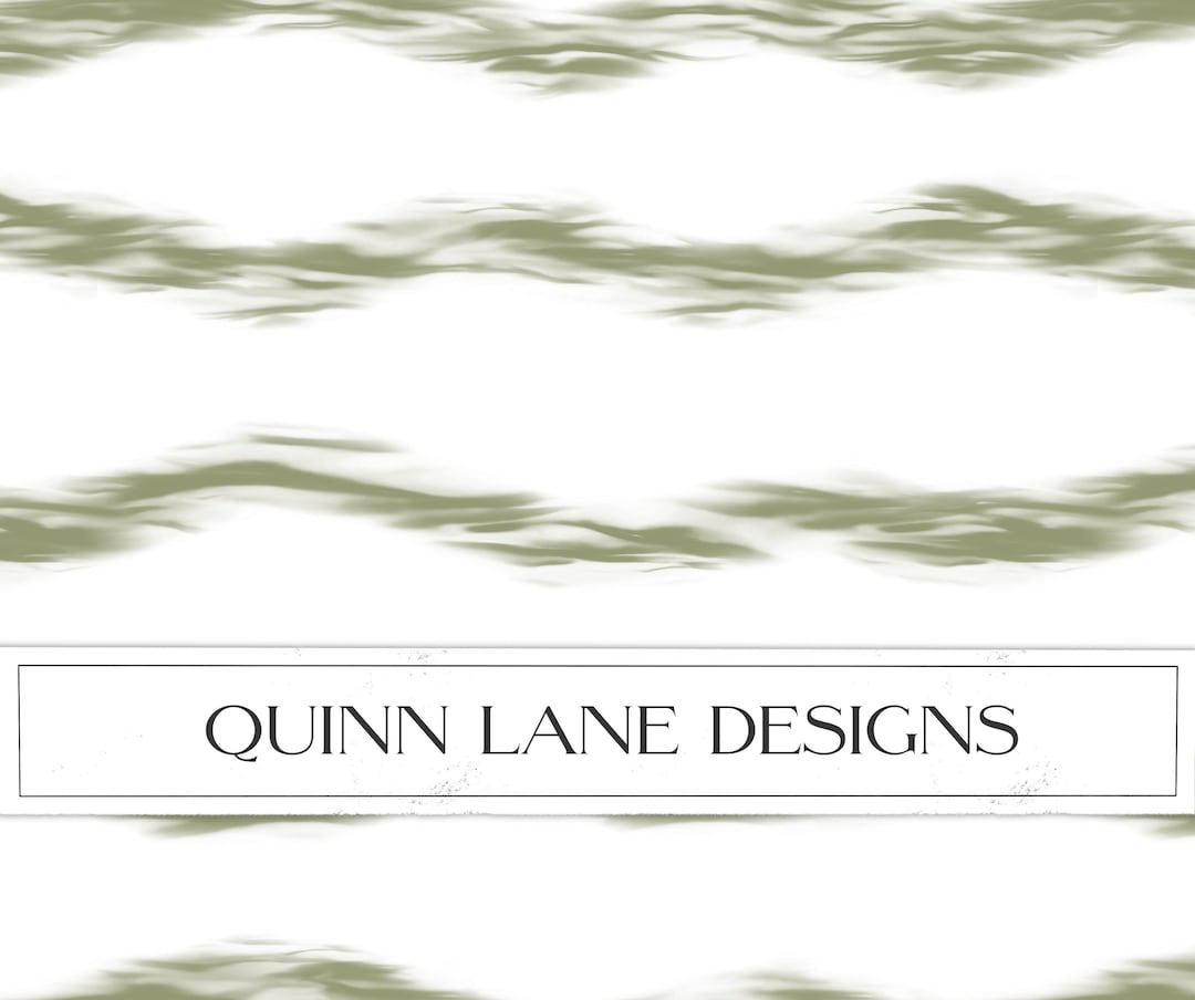 Sage Green Ocean Waves Seamless Pattern, Abstract Wavy Lines Surface ...